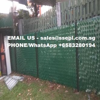 See Through Fence Convert To Privacy Fence Fabricator In Singapore - SSEPL