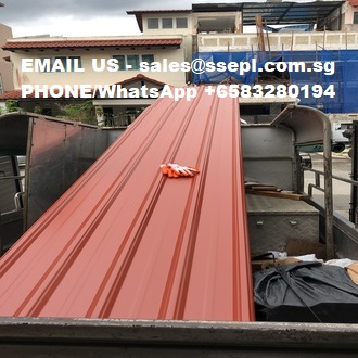 Brown Color Metal Roofing - SSEPL